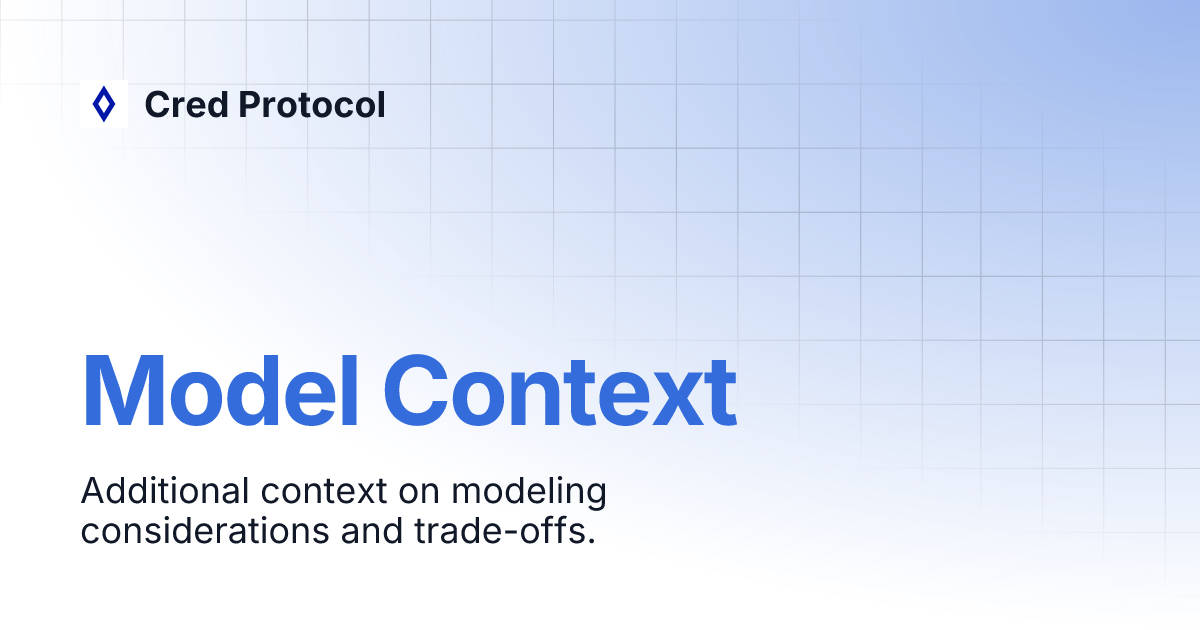 Model Context | Cred Protocol
